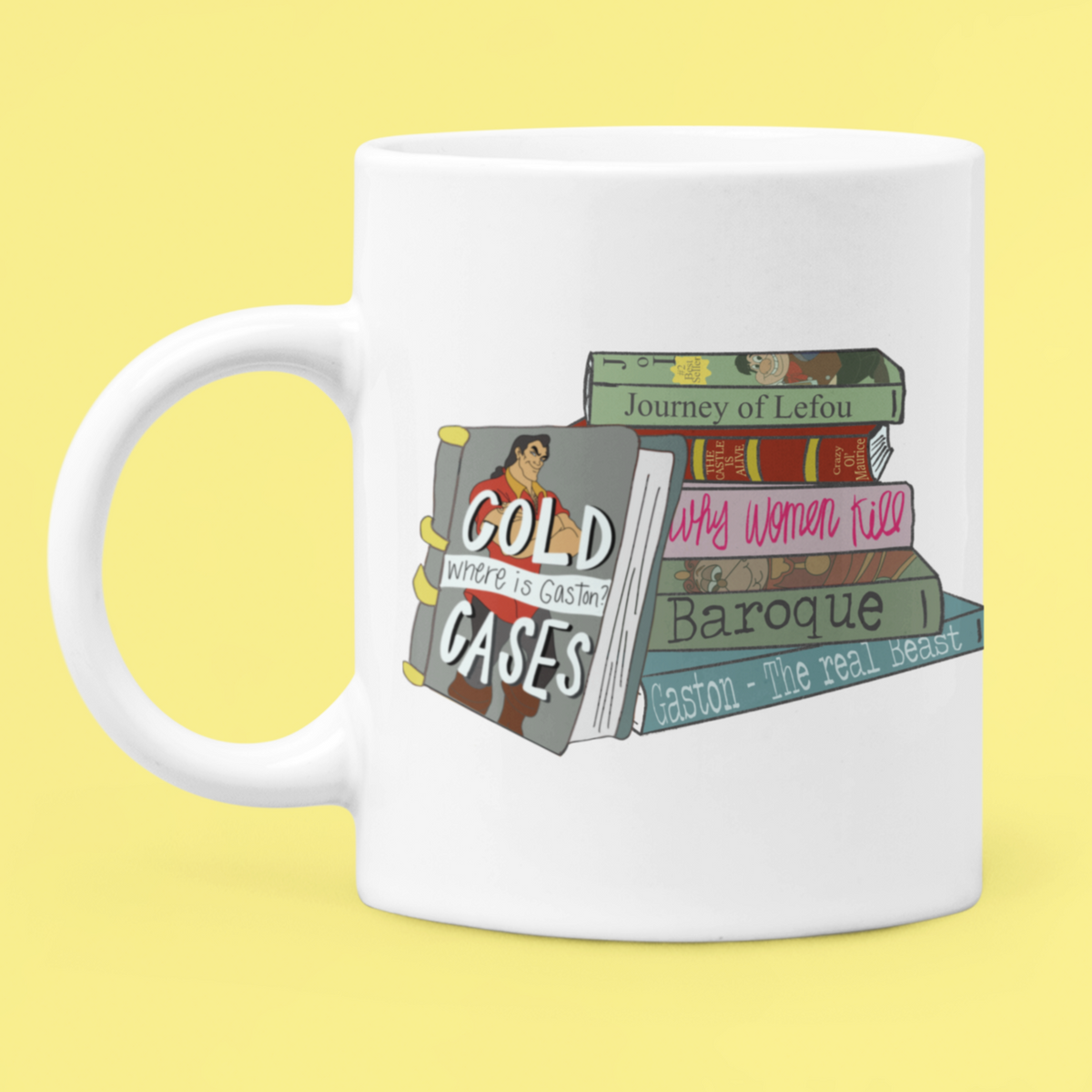 Gaston Book stack Coffee Mug – Rebma