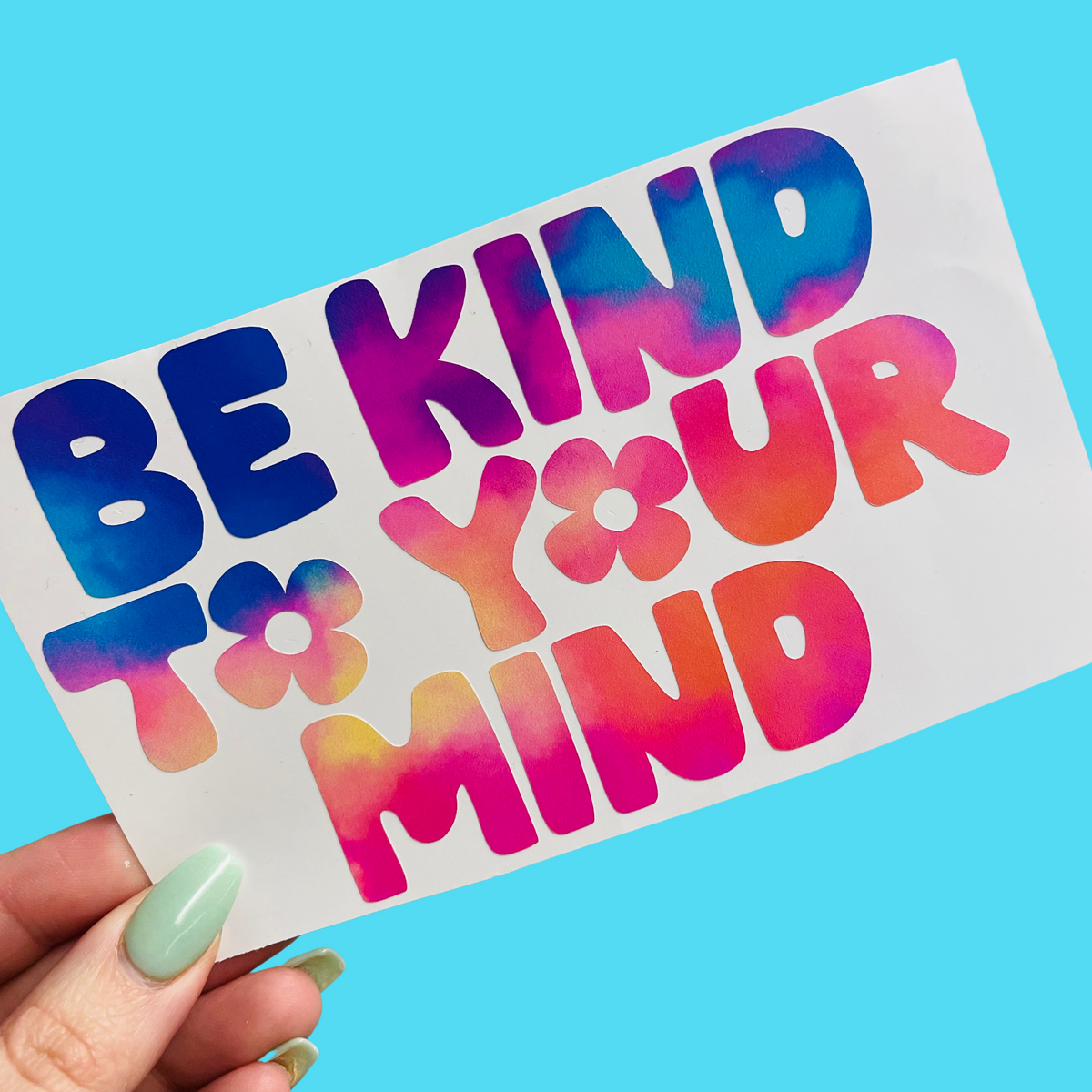 Be Kind to your Mind Car Decal – Rebma